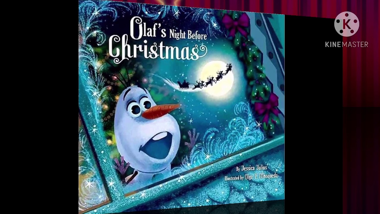 Olaf’s night before Christmas let’s Read A loud - YouTube