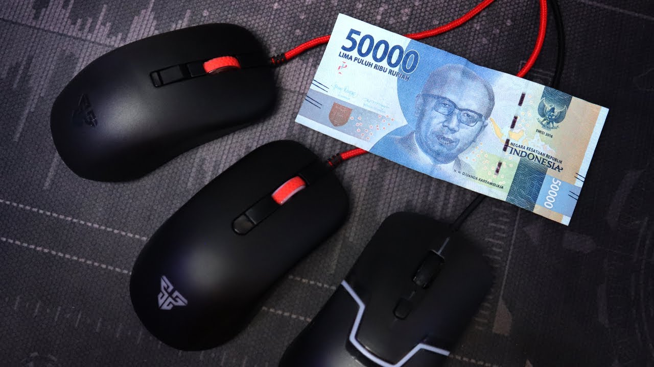 MOUSE GAMING UNDER 50 RIBU (HP M100, FANTECH G10, FANTECH G13) - YouTube