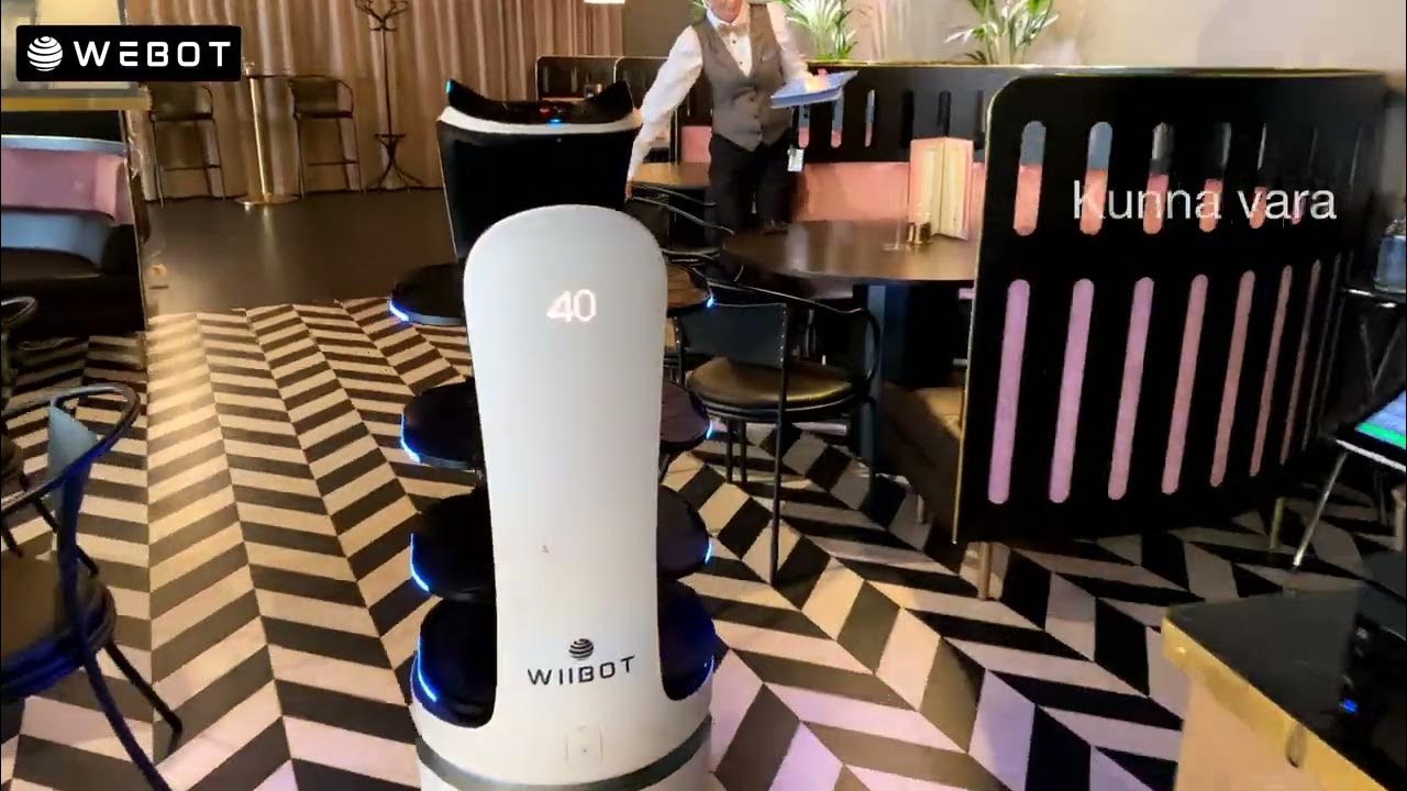 Webot Restaurant & Service Robot - Liseberg 1923 - YouTube