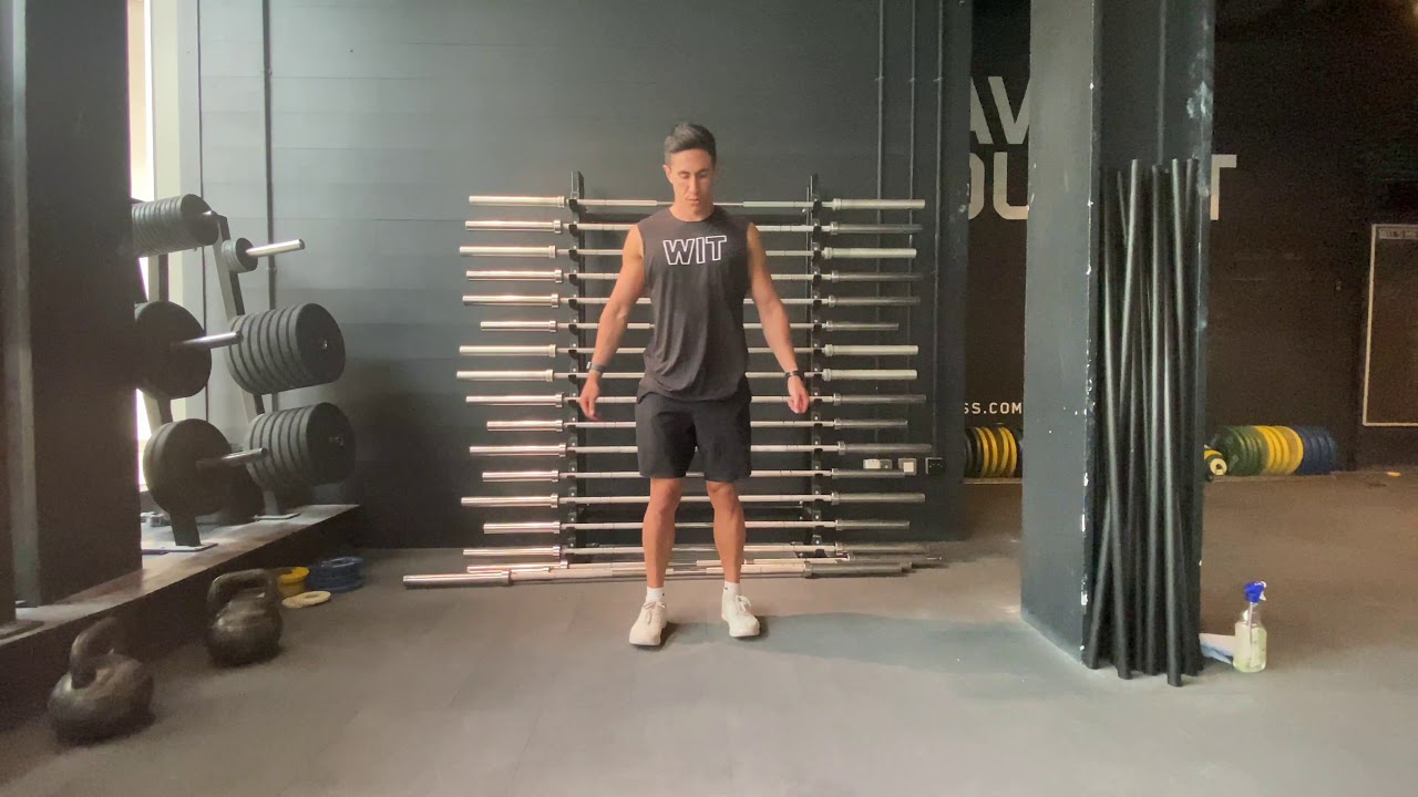 CMJ Single Leg to Double Leg Landing - YouTube