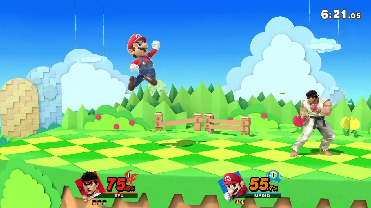 Ryu vs Mario (6) - YouTube