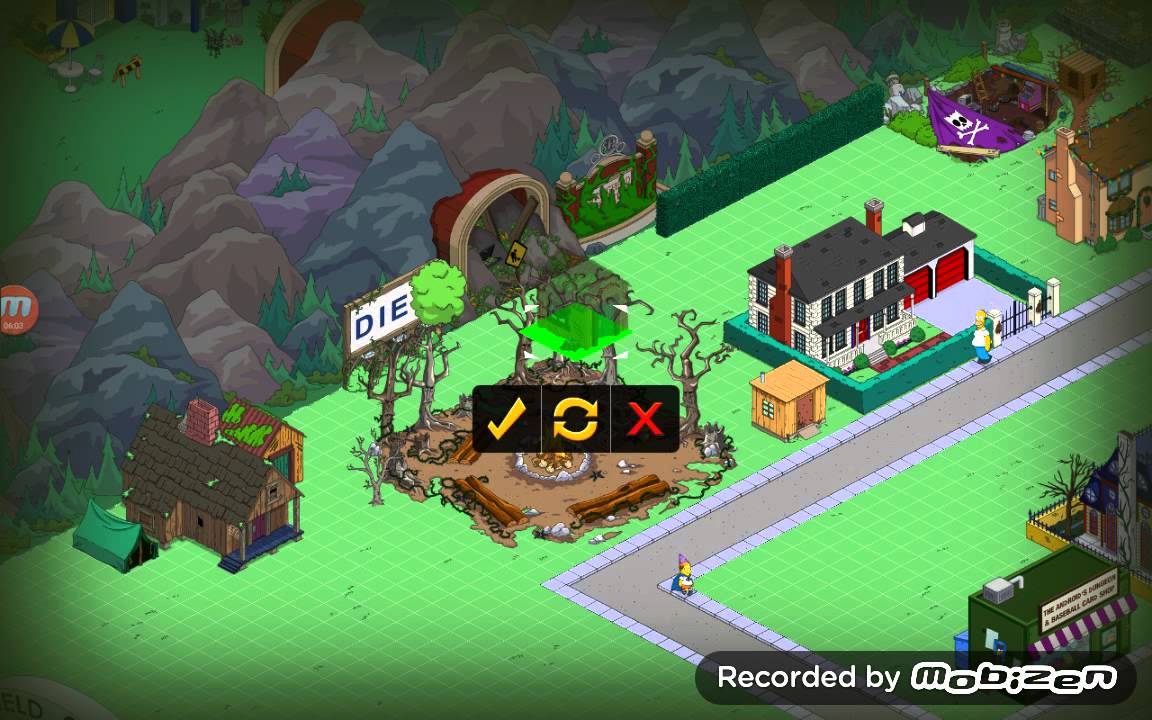 New mise à jour Springfield le jeu ( Haloween ) - YouTube