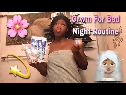 Grwm For Bed Night Routine🌸🌙 - YouTube