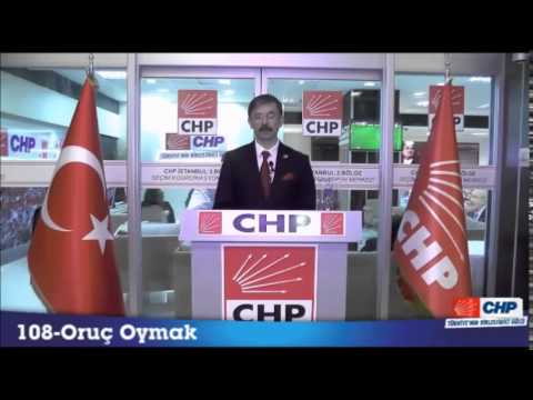 108 Oruç Oymak - CHP İstanbul 3. Bölge Aday Adayı - Haziran 2015 Milletvekili Seçimi
