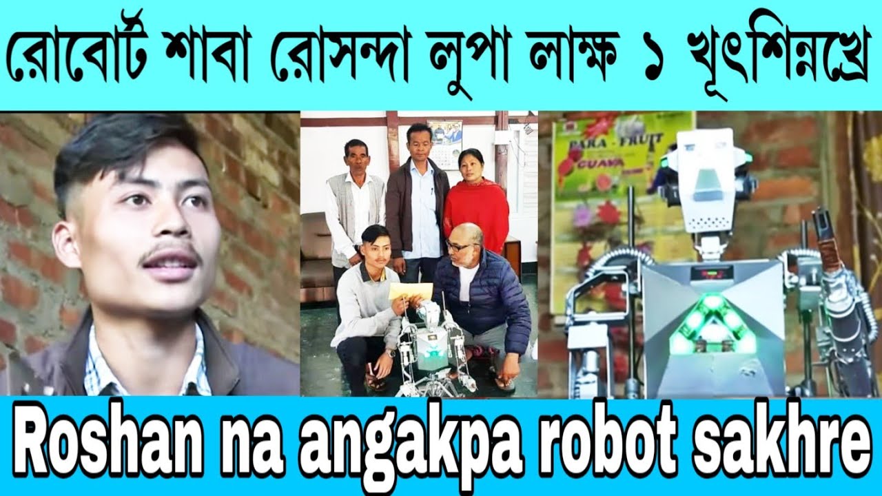 News reader || A manipuri student, Irom Roshan makes a humanoid robot ...
