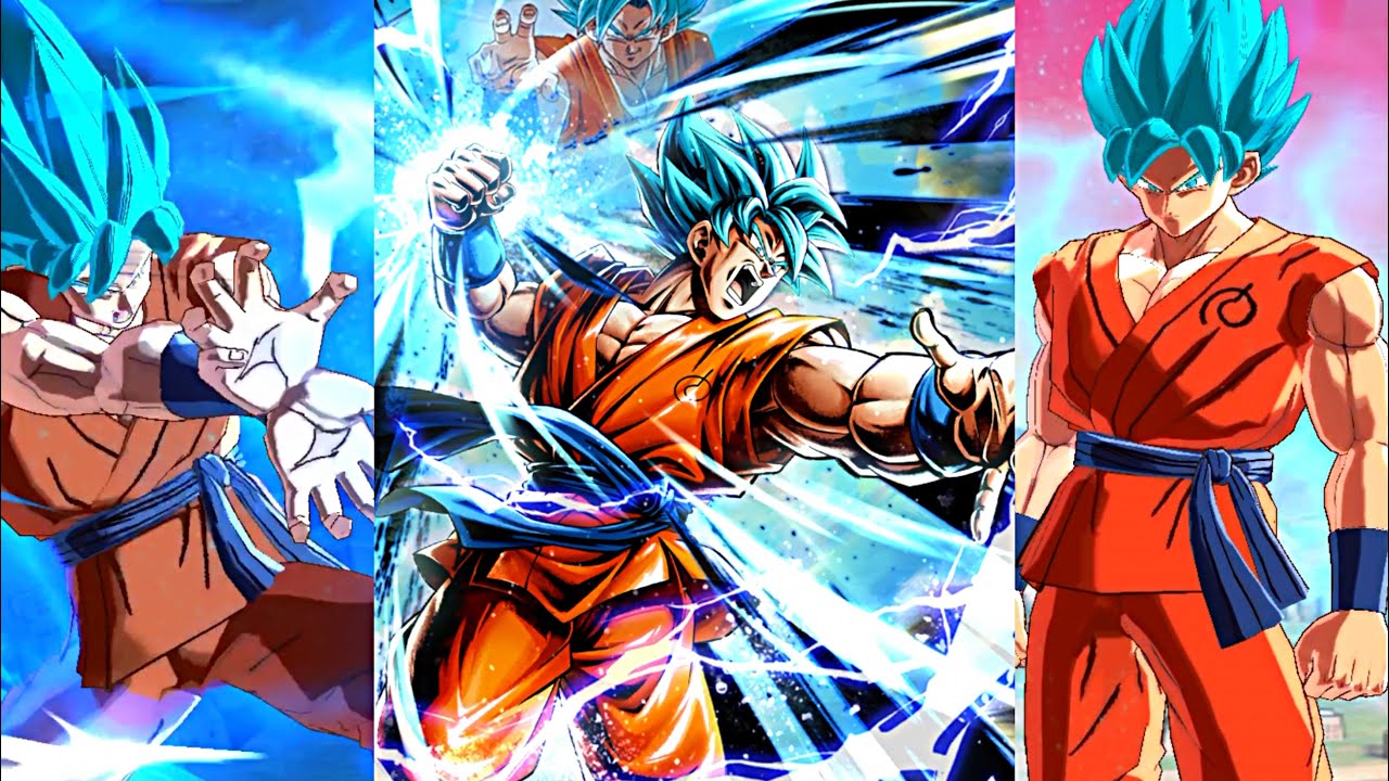 F2P BLUE HAIR BOY! Dragon Ball Legends 9 Star Free Sparking SSB Goku ...