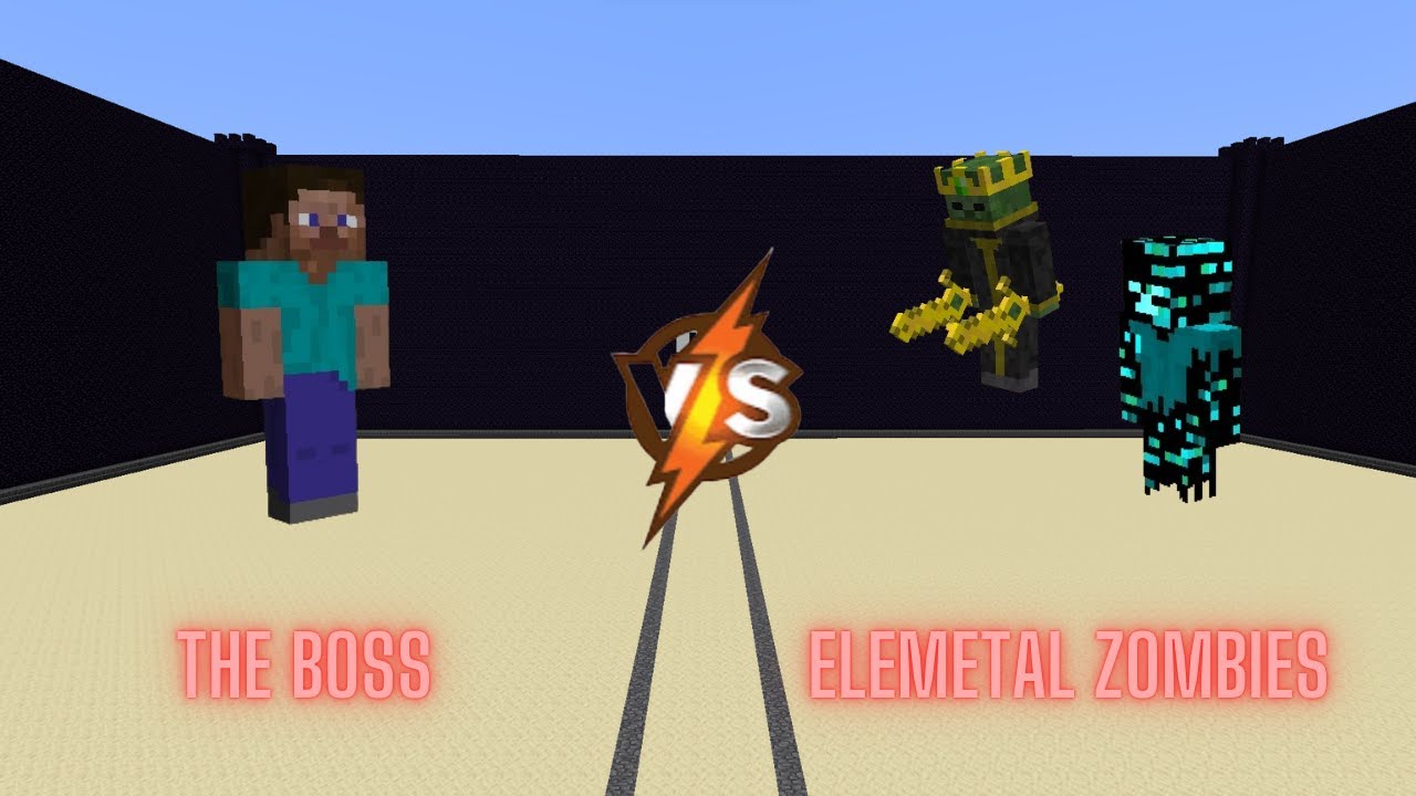 The Boss Vs. Elemental Zombies - YouTube