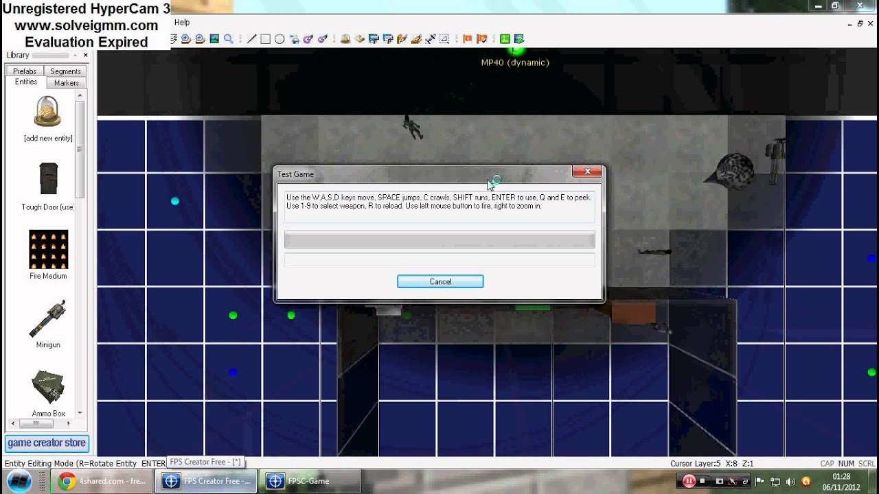 FPS Creator programa para você cria seu proprio jogo de tiro . - YouTube
