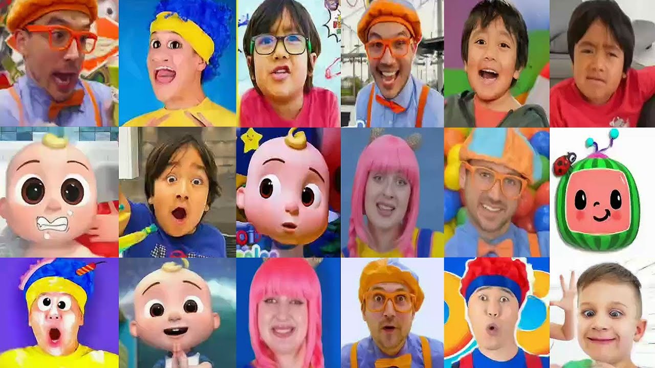 Blippi - Ryan’s World - Cocomelon - D Billions - KulikiTaka ti №43 ...