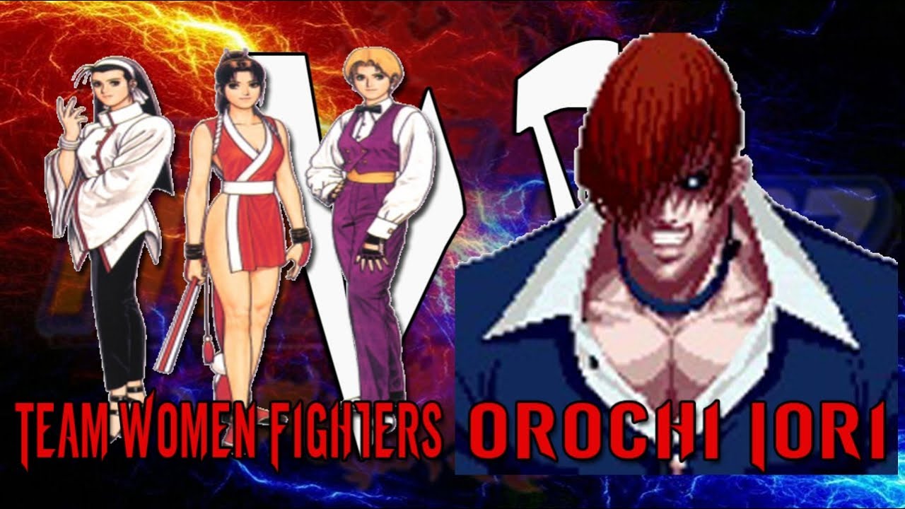 KOF 97 - Team Women Fighters Vs Orochi Iori | Neo Admx - YouTube
