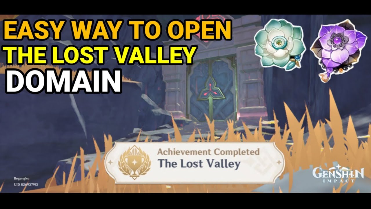 How to Unlock The Lost Valley Domain Chasm - Genshin Impact - YouTube