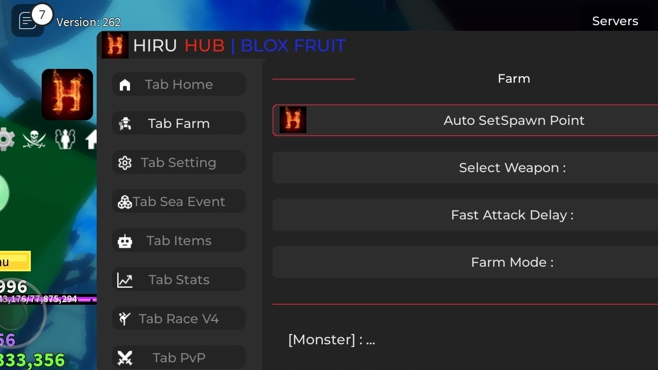 blox fruits HIRU HUB script showcase - YouTube