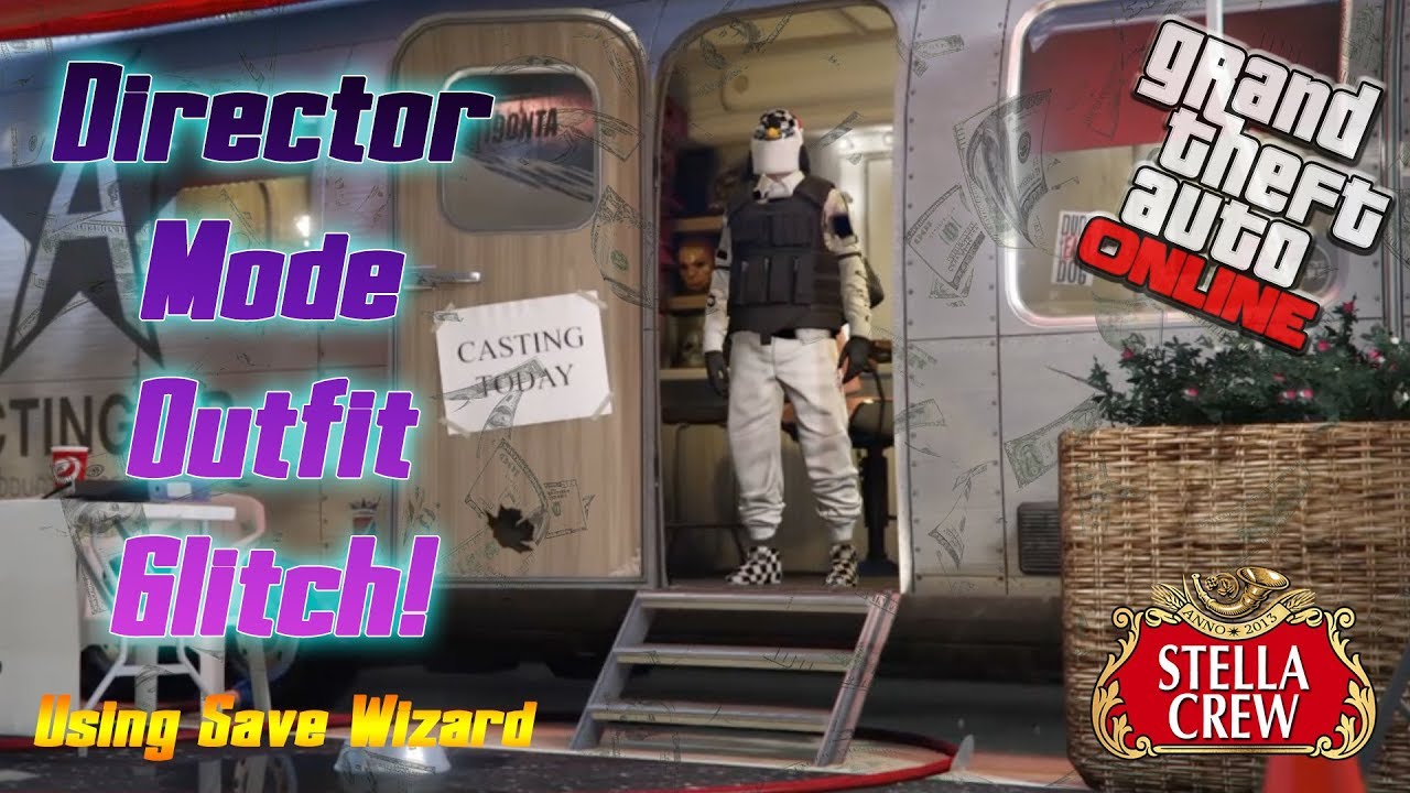 GTA 5 Online - **PATCHED** DIRECTORS MODE OUTFIT GLITCH!! Using Save ...