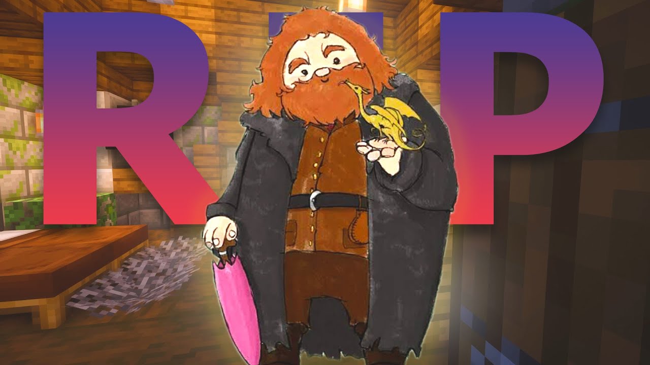 Tribute to Rubeus Hagrid #RIP (Robbie Coltrane) #minecraft #harrypotter ...