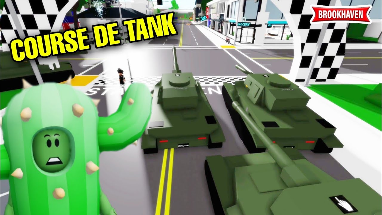 COURSE DE TANK AVEC DES ABONNÈS SUR BROOKHAVEN ! ROBLOX - YouTube