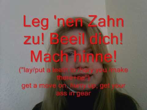 Learn German - Sayings (Sprichwörter, Redwendungen) - YouTube
