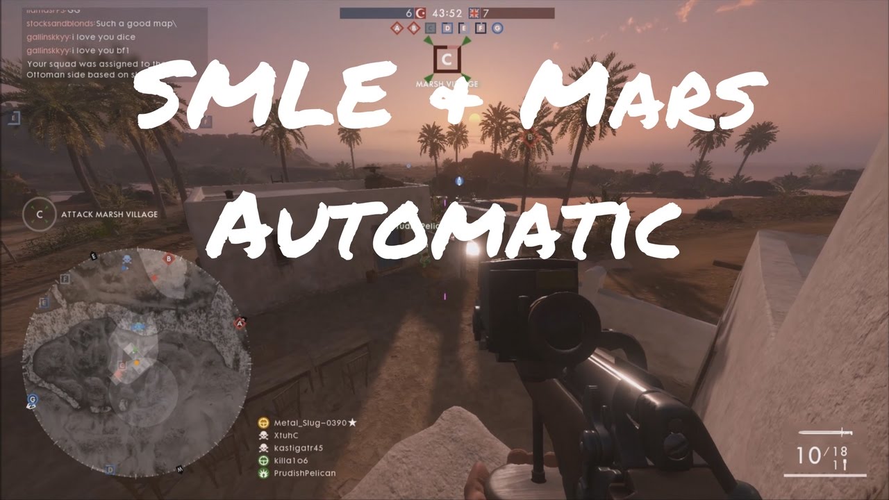 SMLE & Mars Automatic | My Favorite Scout Setup | Battlefield 1 - YouTube