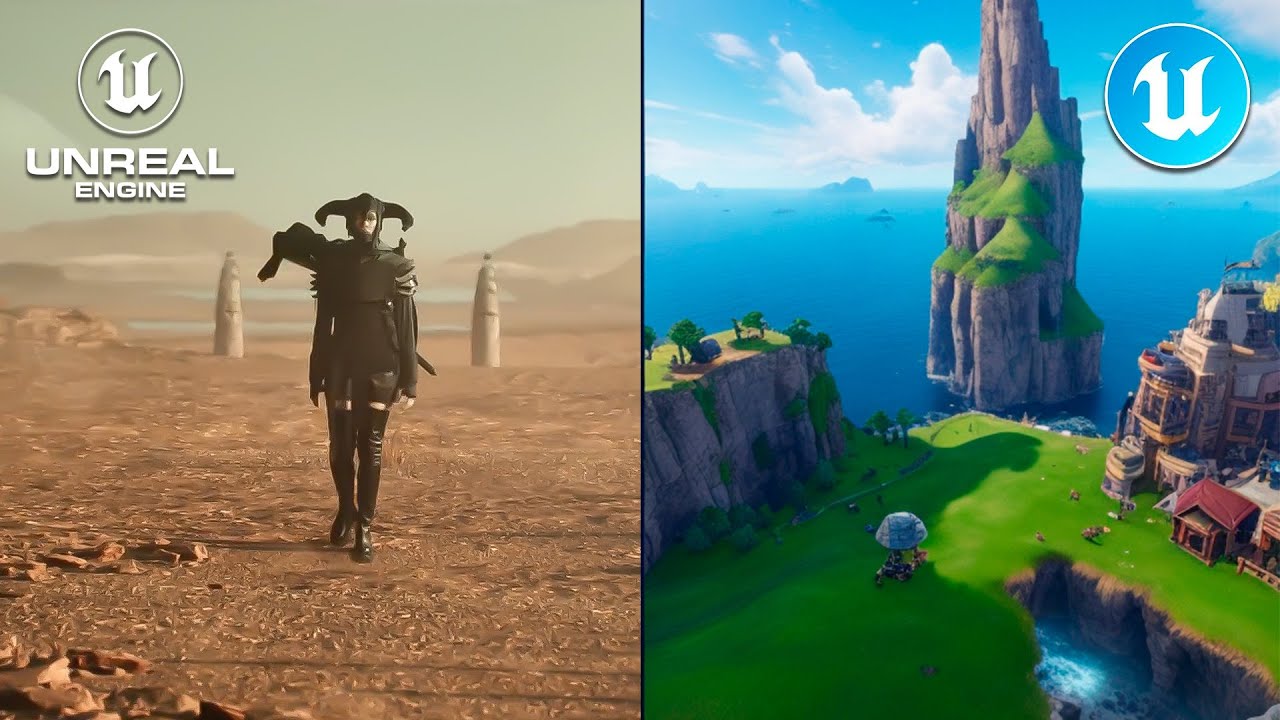 Unreal Engine 5 vs Unreal Editor para Fortnite - YouTube
