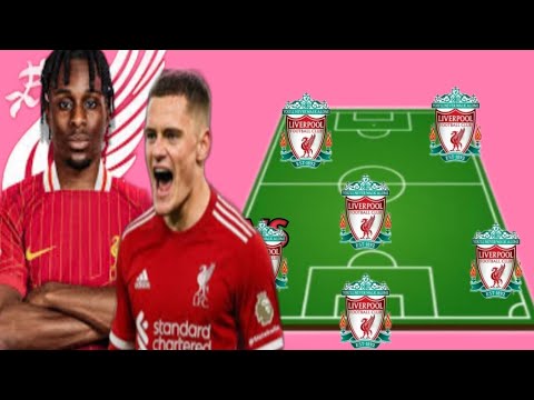 The Reds new signings🔥 Liverpool possible lineups 2025/26 #liverpoolfc ...