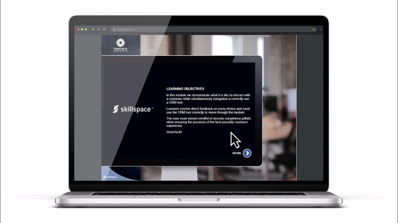 Walkthrough of Software Simulation eLearning course built using Articulate Storyline 360 - YouTube