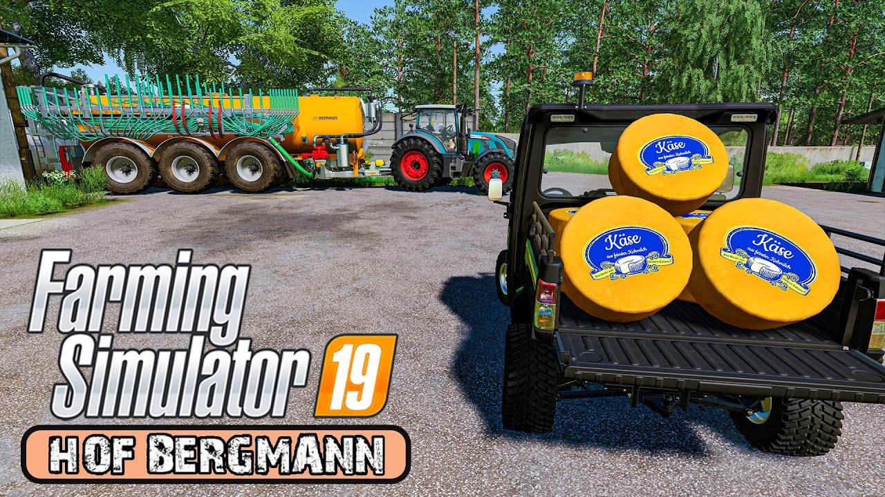Slurry spreading, making cheese! | Hof Bergmann| Farming Simulator 2019 ...