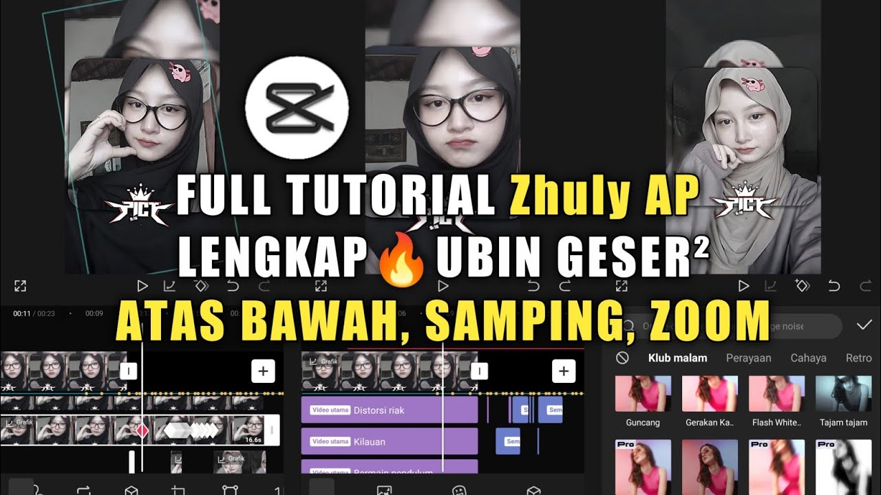 Capcut Edit Tutorial Zhuly Ap Ubin Geser geser Dj Millenium disco club 2024 - YouTube
