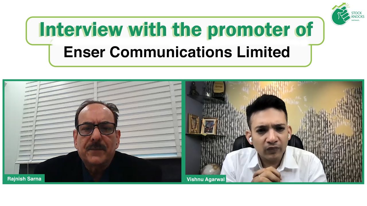 Interview with the promoter of Enser Communications Limited - YouTube