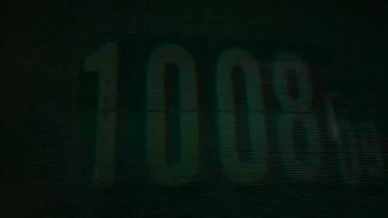 Strobbing Flip Clock Screensaver App On Roku LT - YouTube