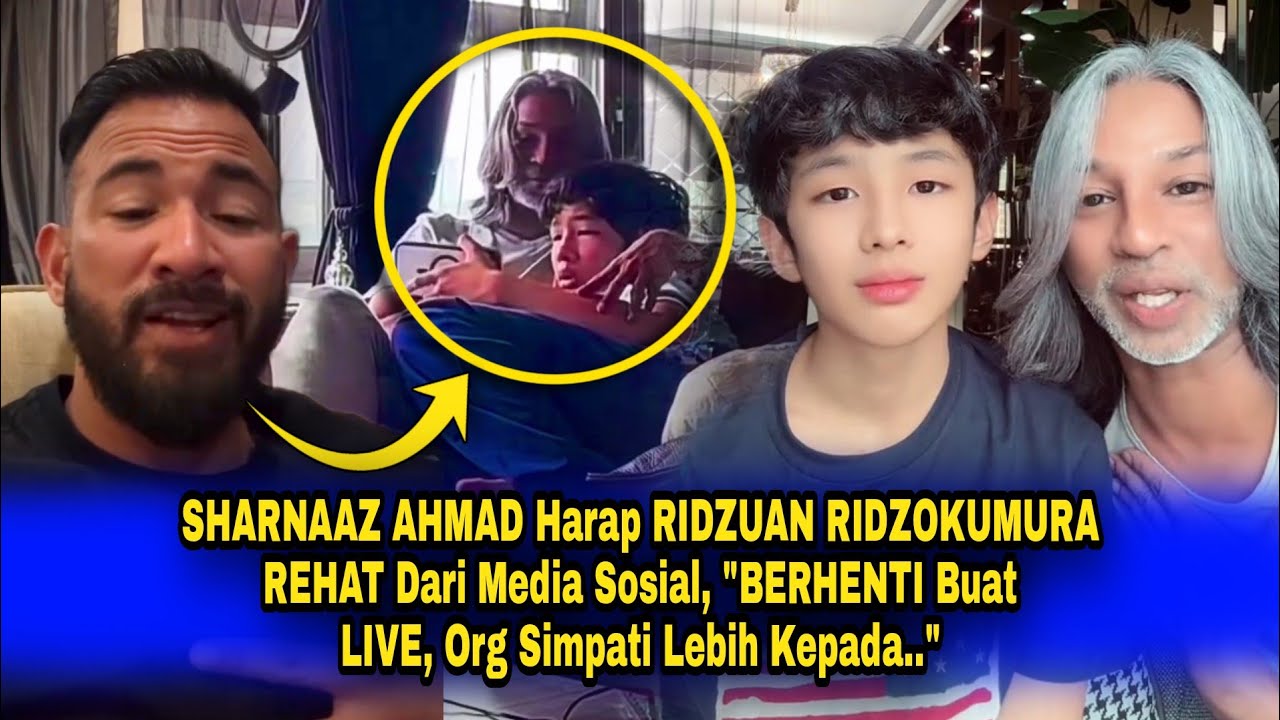 SHARNAAZ AHMAD Harap RIDZUAN RIDZOKUMURA REHAT Dari Media Sosial ...