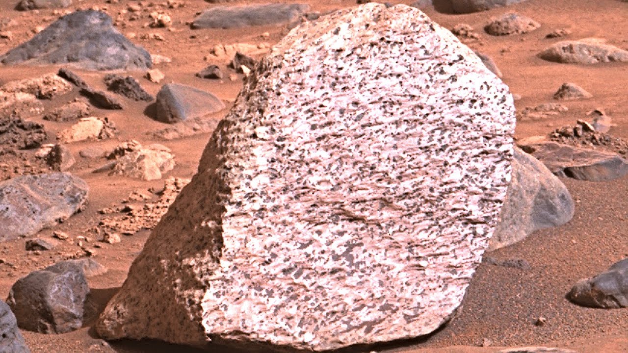 Perseverance's Mastcam-Z shows complex white rock structure on Mars ...