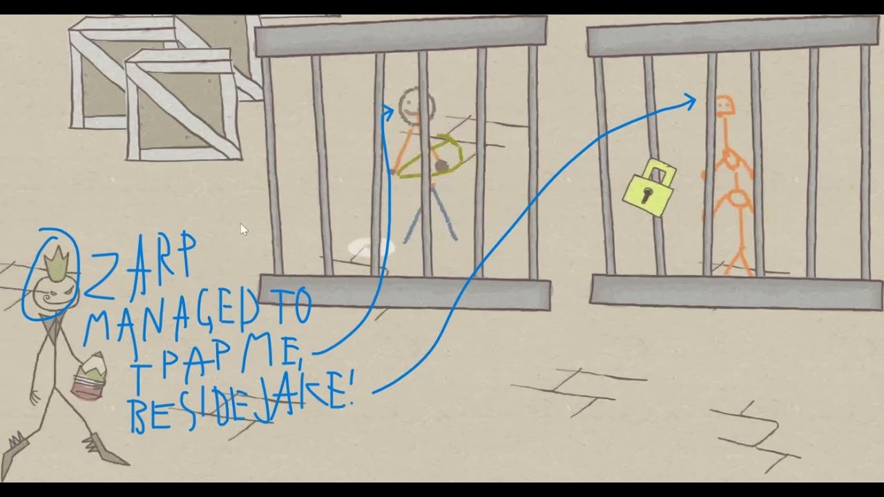 WE FINALLY FOUND ZARP, AND HE LOCKED ME UP WITH BESIDE JAKE! || Draw A ...