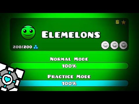 Geometry Dash Elemelons By,ZampperGD - YouTube