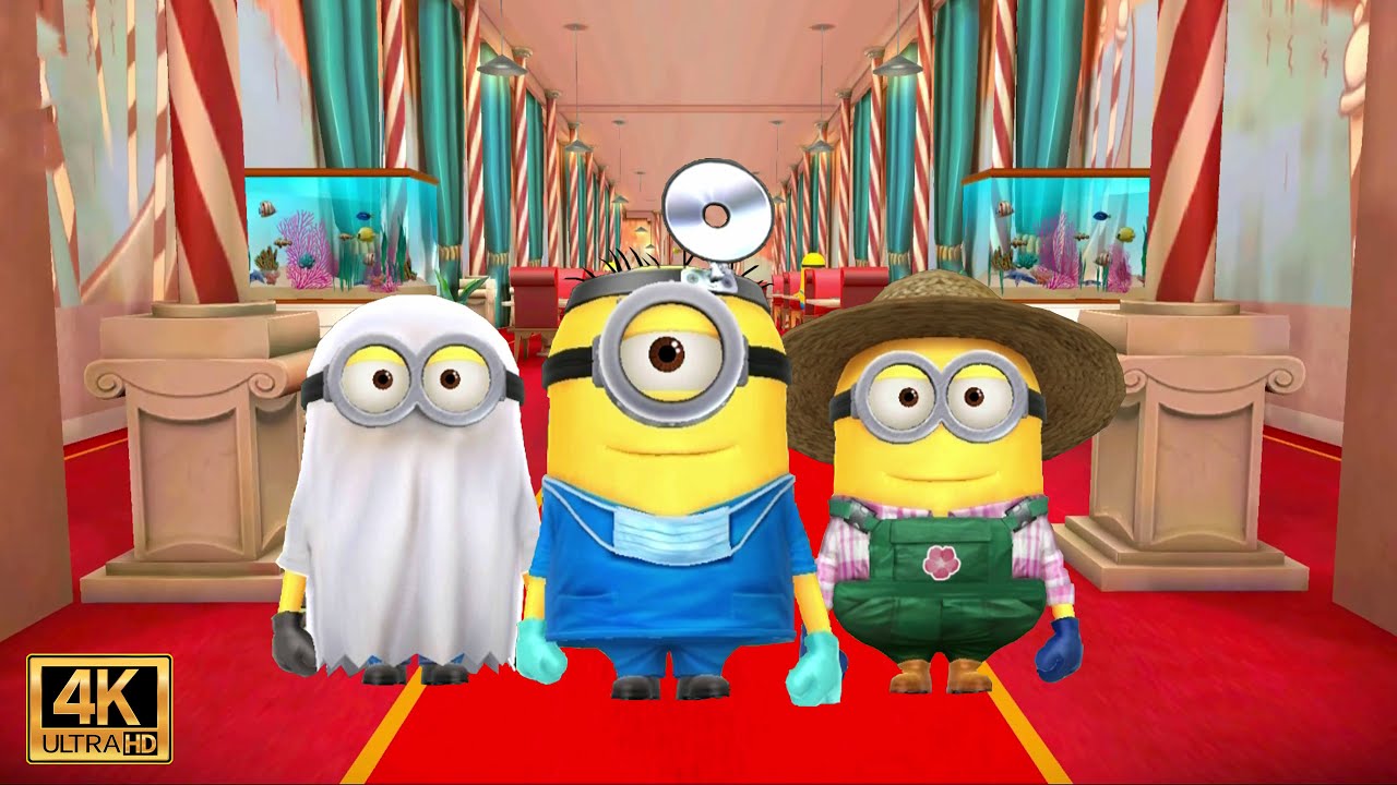 Minion Rush Ghost Minion Doctor Carl Minion and Green Thumb Minion at ...