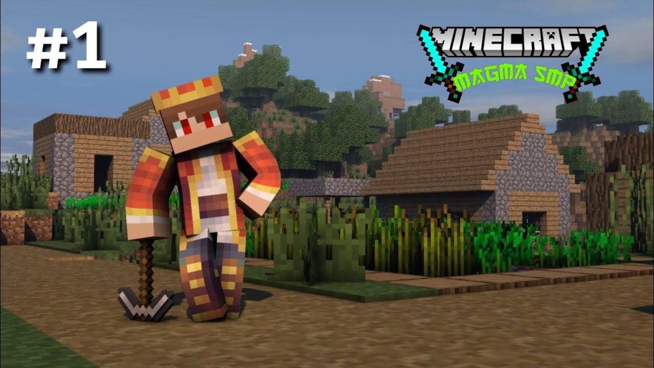 First Day In Magma SMP | Public SMP |Magma SMP | IP Port IN Video ...