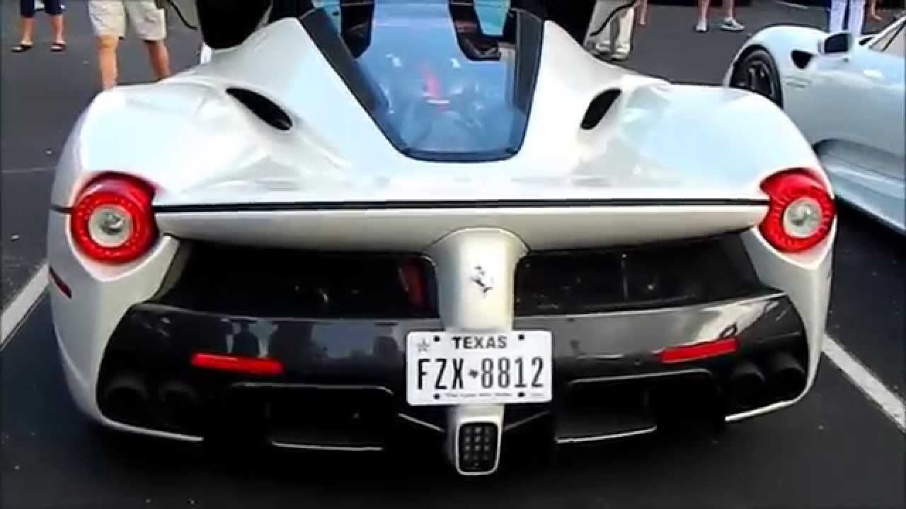 Ferrari LaFerrari - Cars & Coffee San Antonio - YouTube
