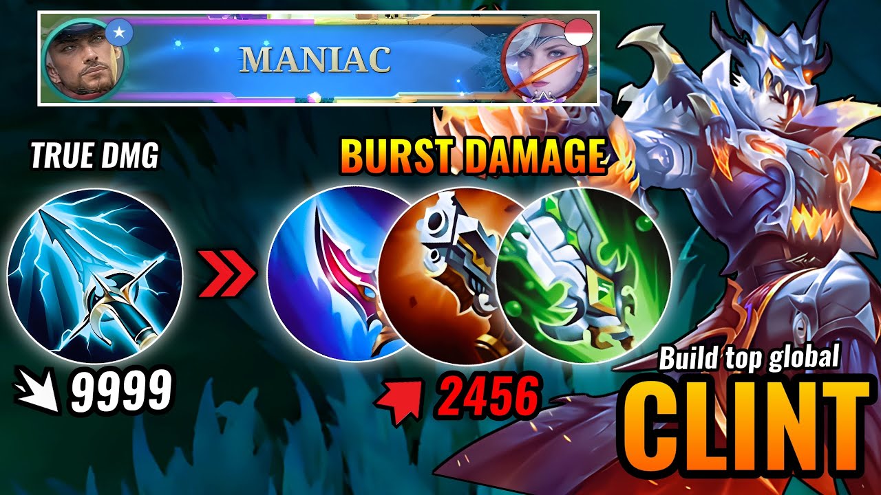 CLINT BEST HIGH DAMAGE HACK BUILD 2025 🔥!! ( ONE SHOT ) | INSANE DAMAGE ...