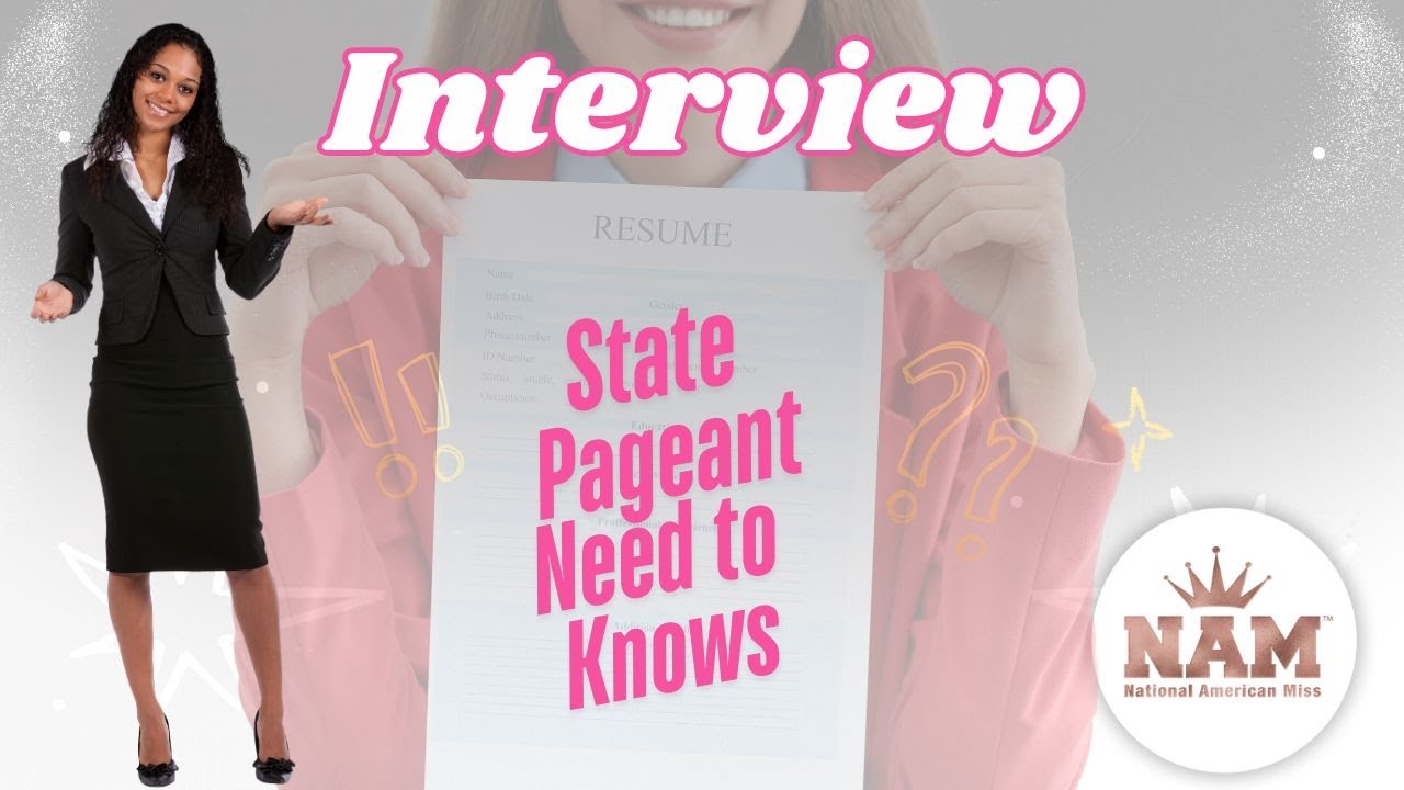 National American Miss State Interview Competition Overview - 2025 ...