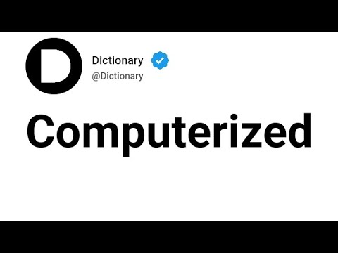 Computerized Meaning In English - YouTube