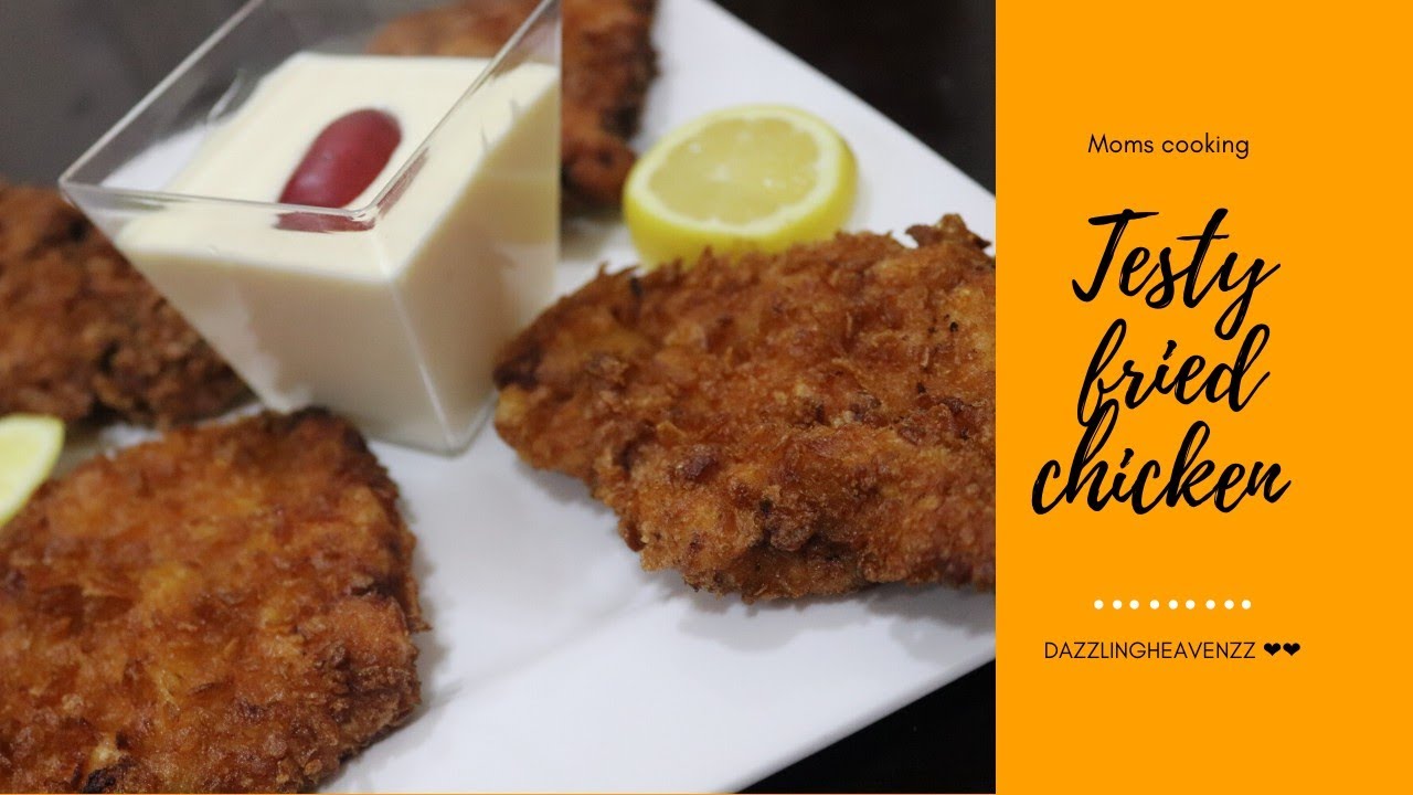 HOW TO MAKE CRISPY FRIED CHICKEN😋 || moms cooking - YouTube