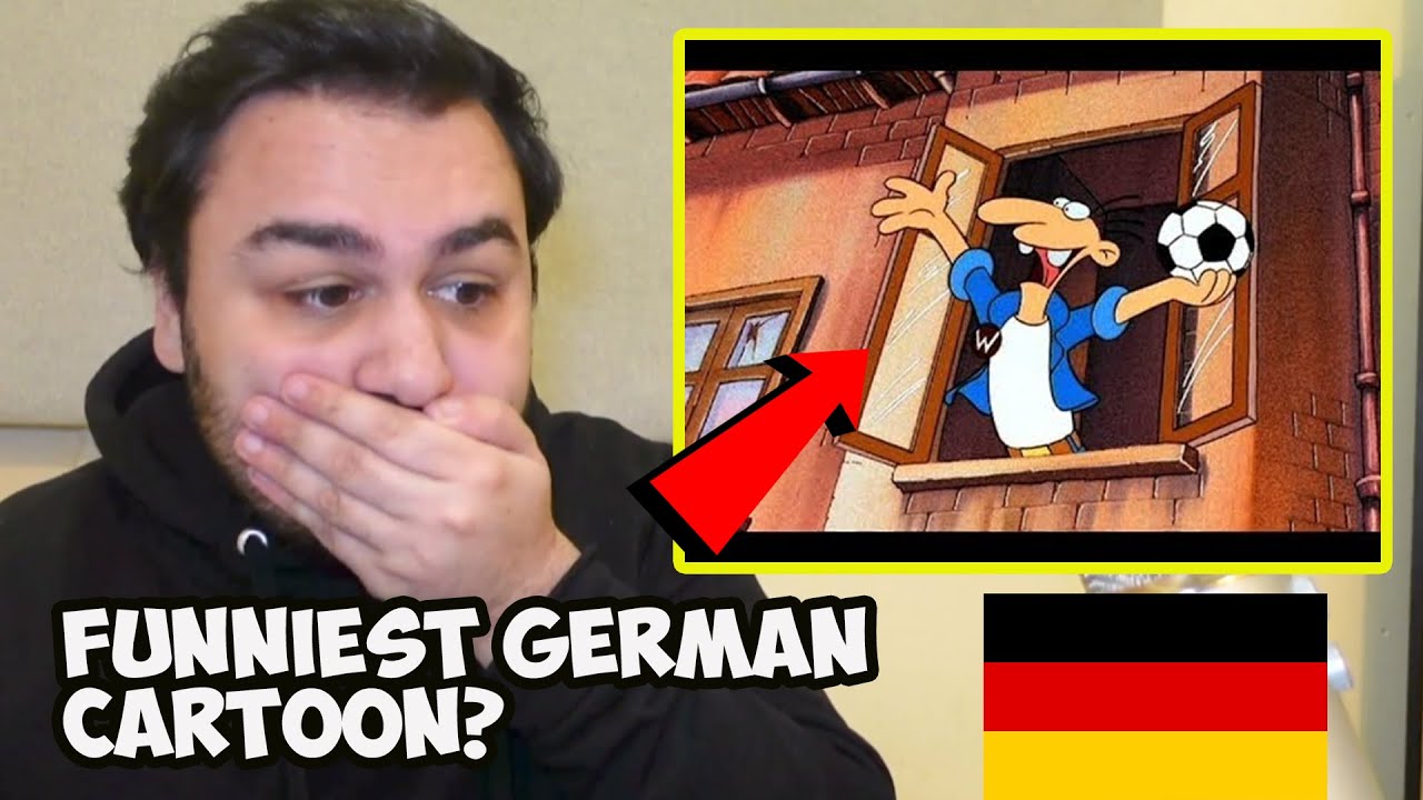 British Reaction To Werner Beinhart Fußballspiel (German Cartoon) - YouTube