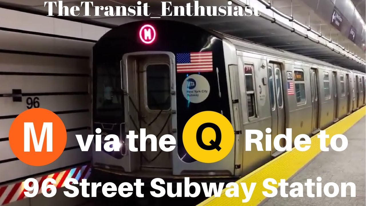 MTA R160 (M) Train Ride to 96 St 2 Avenue Station via the (Q) Line from ...