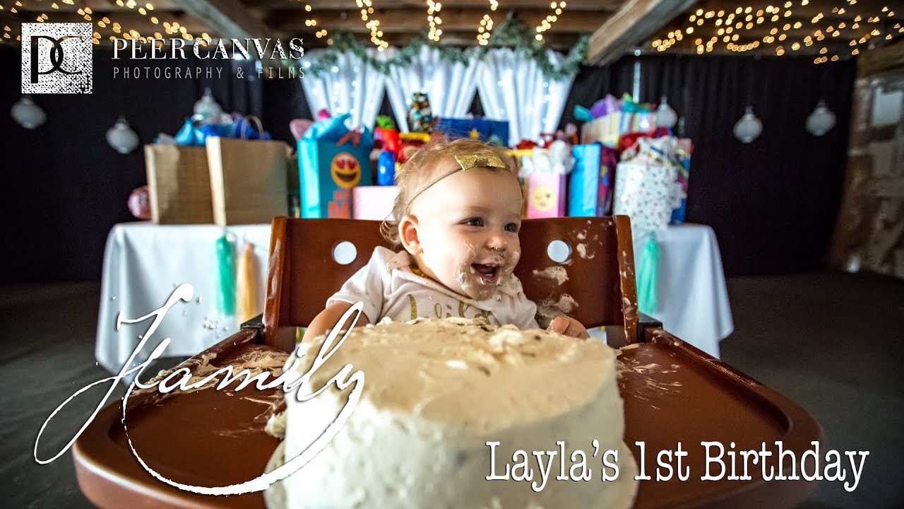 Layla's First Birthday Video - YouTube