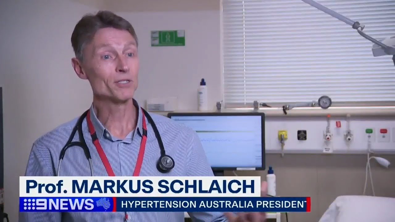 Royal Perth’s Prof. Marcus Schlaich - 9NEWS Hypertension Story - YouTube