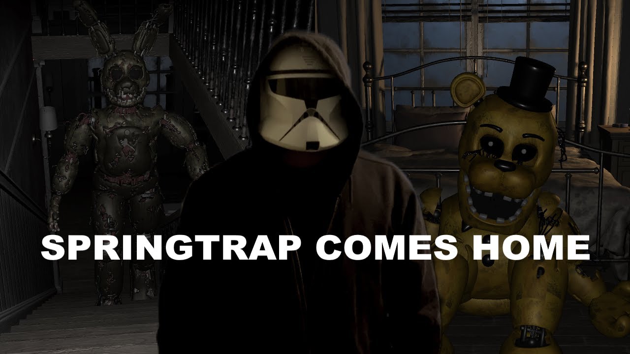 SPRINGTRAP FOLLOWED ME HOME?! | Springtrap Comes Home (FNaF Fan Game ...