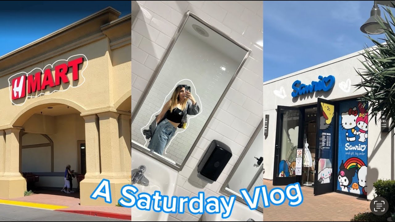 A Saturday vlog: Hmart run, Sanrio store, & unboxing Wonwoo Dicon - YouTube