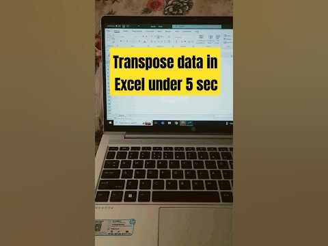 Transpose data in 5 sec | Excel Tutorial #dataanalysis #exceltips #trickshots #youtubeindia ...