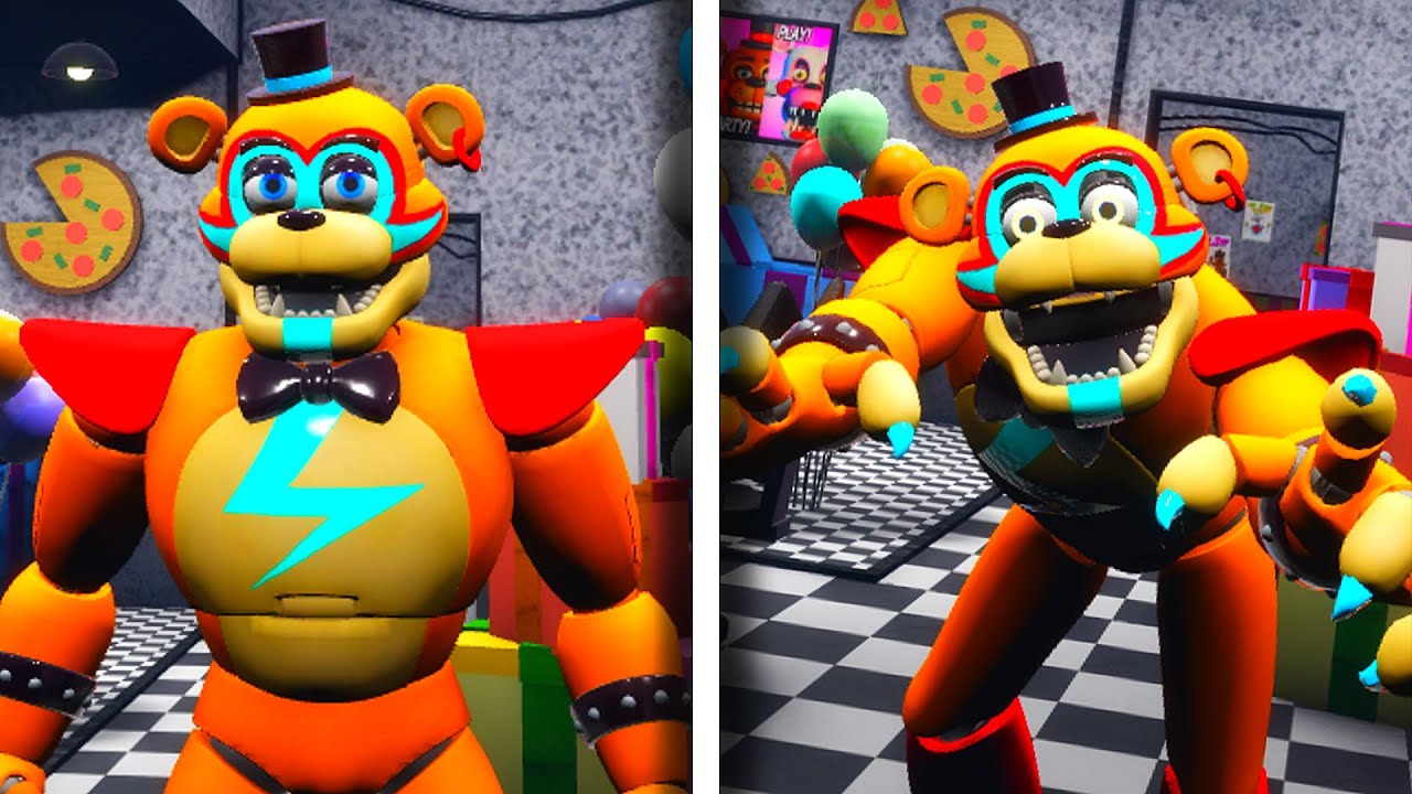I Became Glamrock Freddy In Archived Nights Roblox Youtube