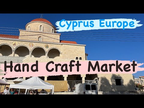Hand Craft Market Inside The Church ⛪️ Cyprus 🇨🇾 Europe Life - YouTube