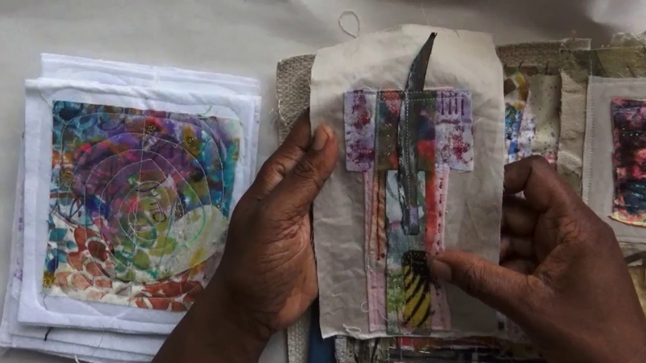 Stitched meditation - Hand stitching - YouTube