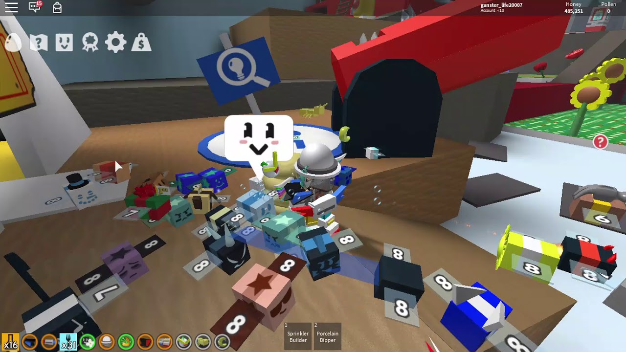 Getting the Festive Bee Pack (Bee Swarm Simulator) - YouTube